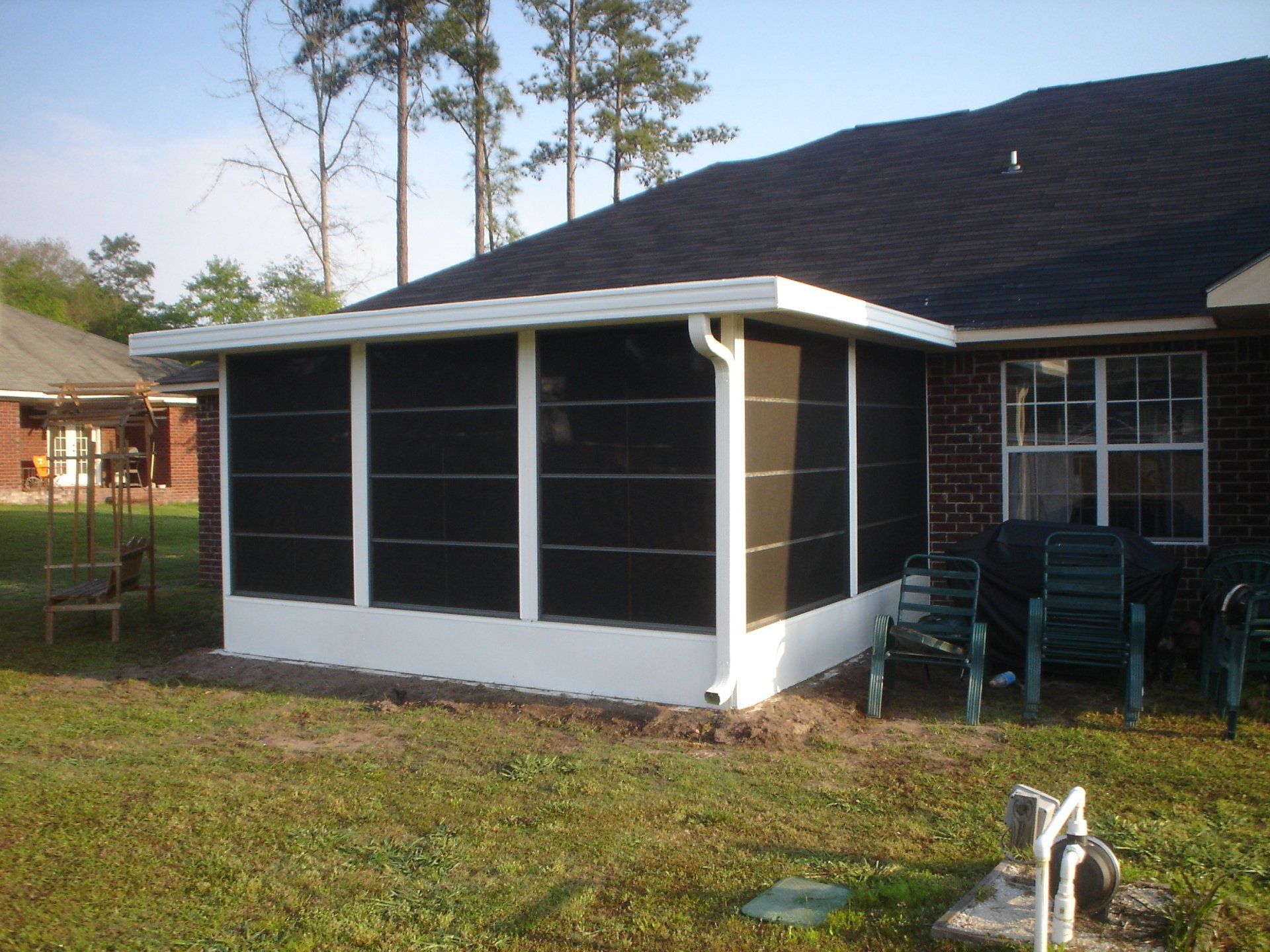 Vinyl Glazed Window Enclosures | Sliding Panel Glazing | Jesup, GA