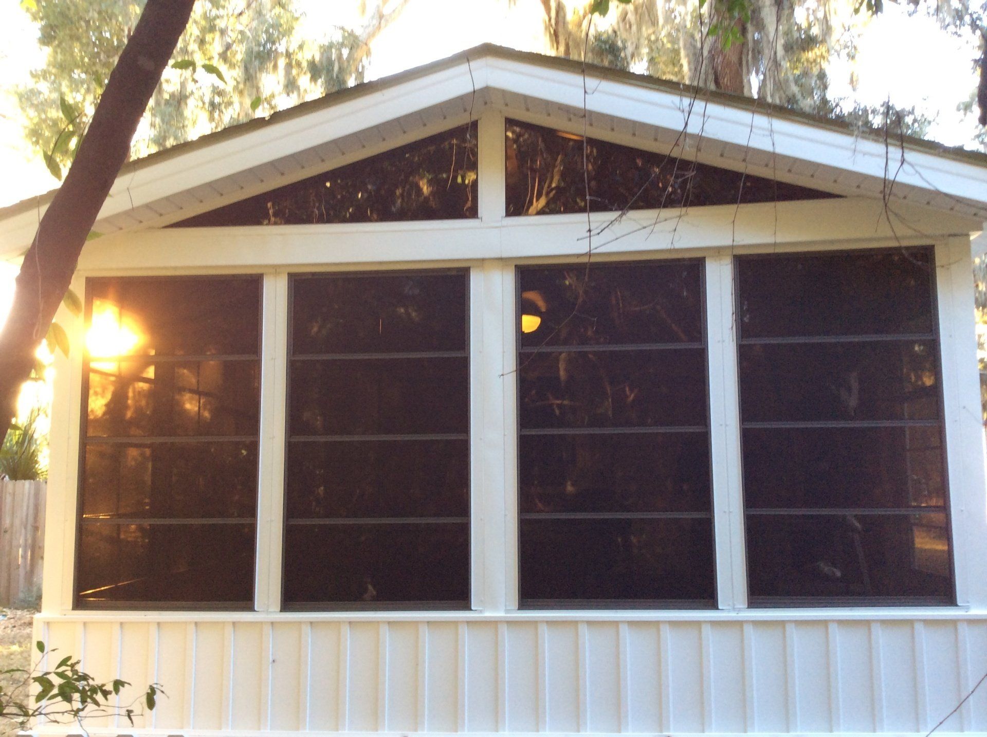 Vinyl Glazed Window Enclosures | Sliding Panel Glazing | Jesup, GA