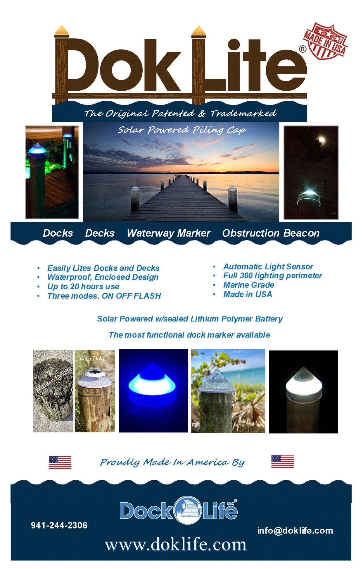 DokLite Solar Piling Caps