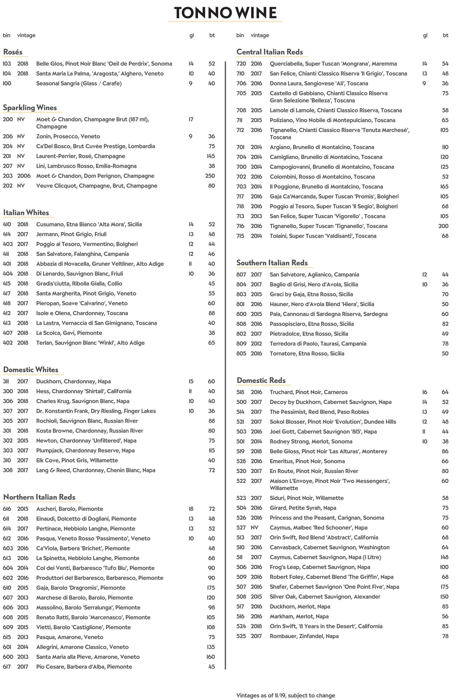 Italian Seafood Restuarant in Gloucester, MA | Tonno