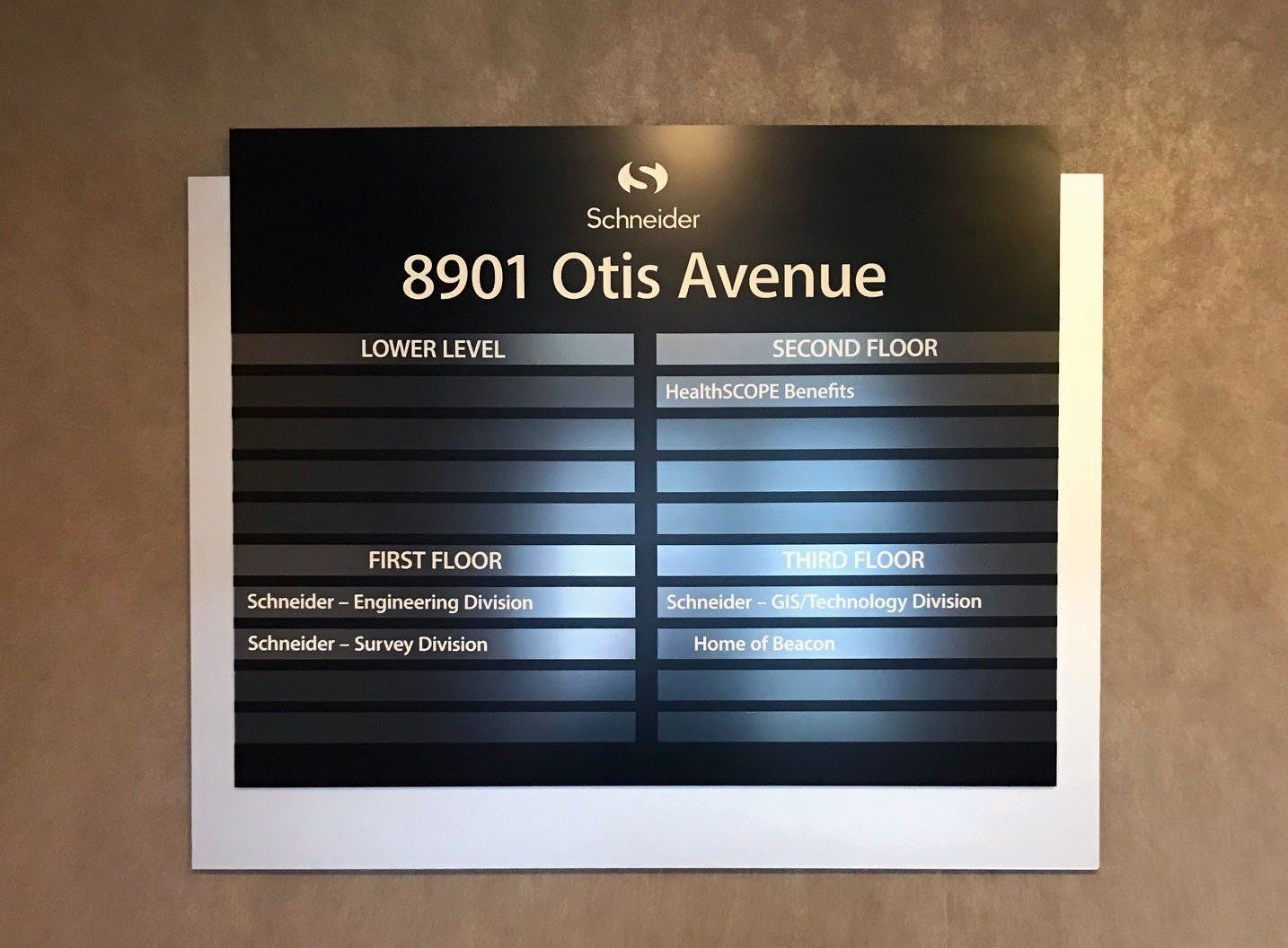 Essential Architectural Signs Directional Gallery Indianapolis